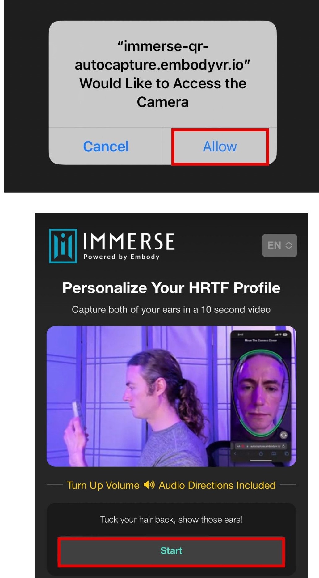 How to create a personalized HRTF profile with video capture of my ears ...